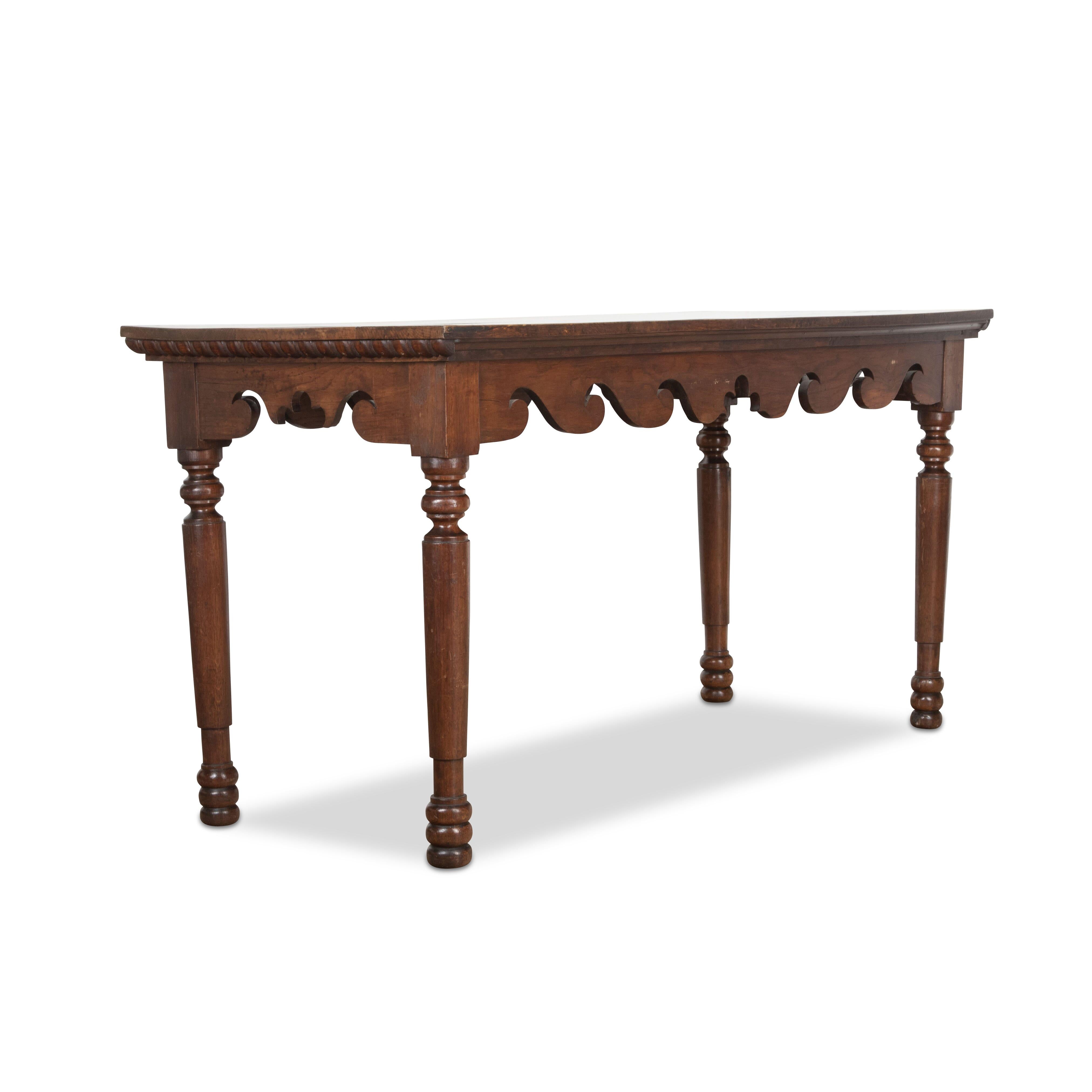 C19th Oak Hall/Side Table For Sale at 1stDibs