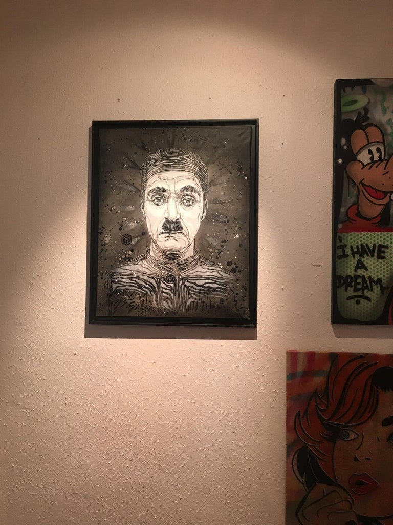 C215 (Christian Guemy) - Charlie Chaplin For Sale at 1stDibs