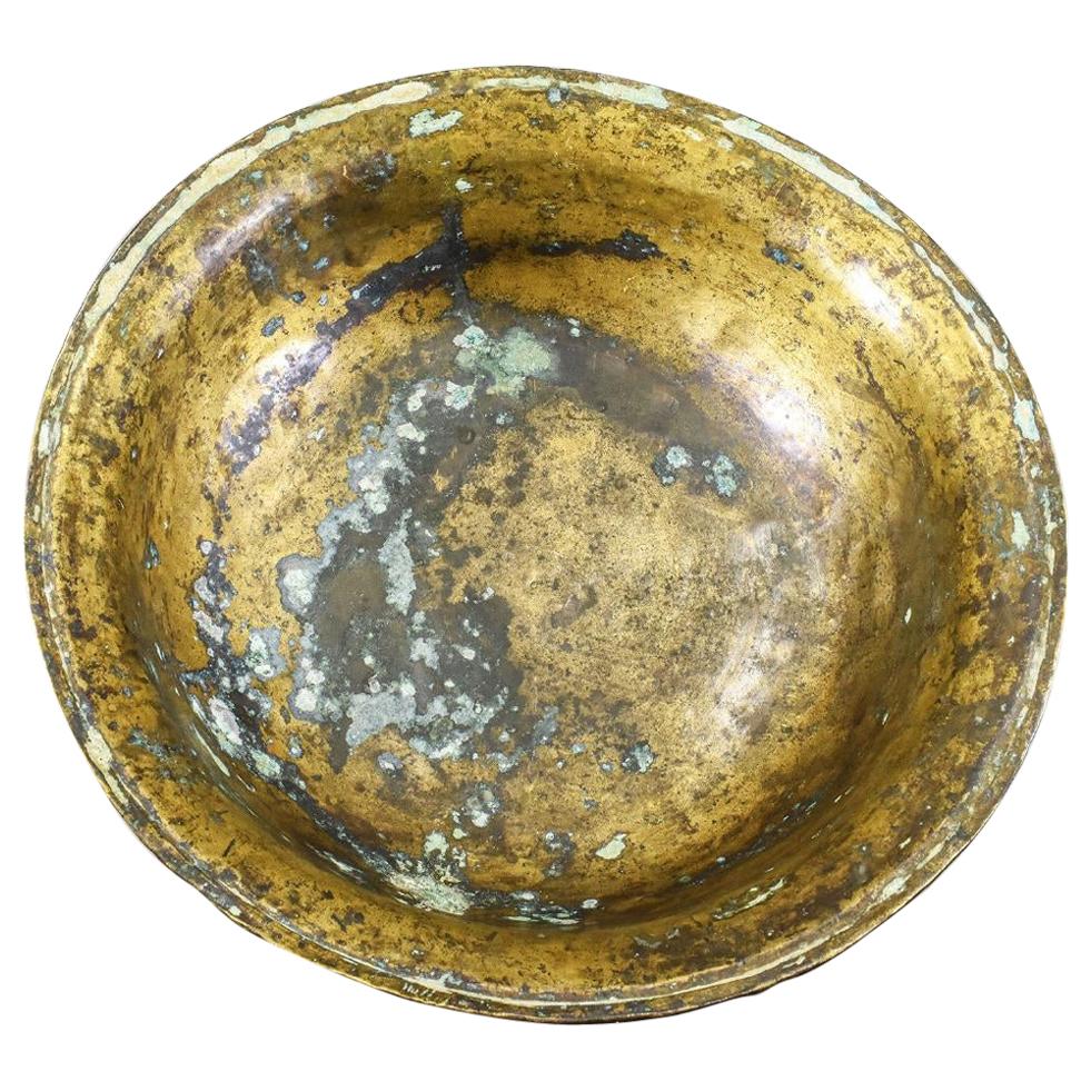 Roman Bronze Bowl, decorated with reliefs of Medusa For Sale at 1stdibs