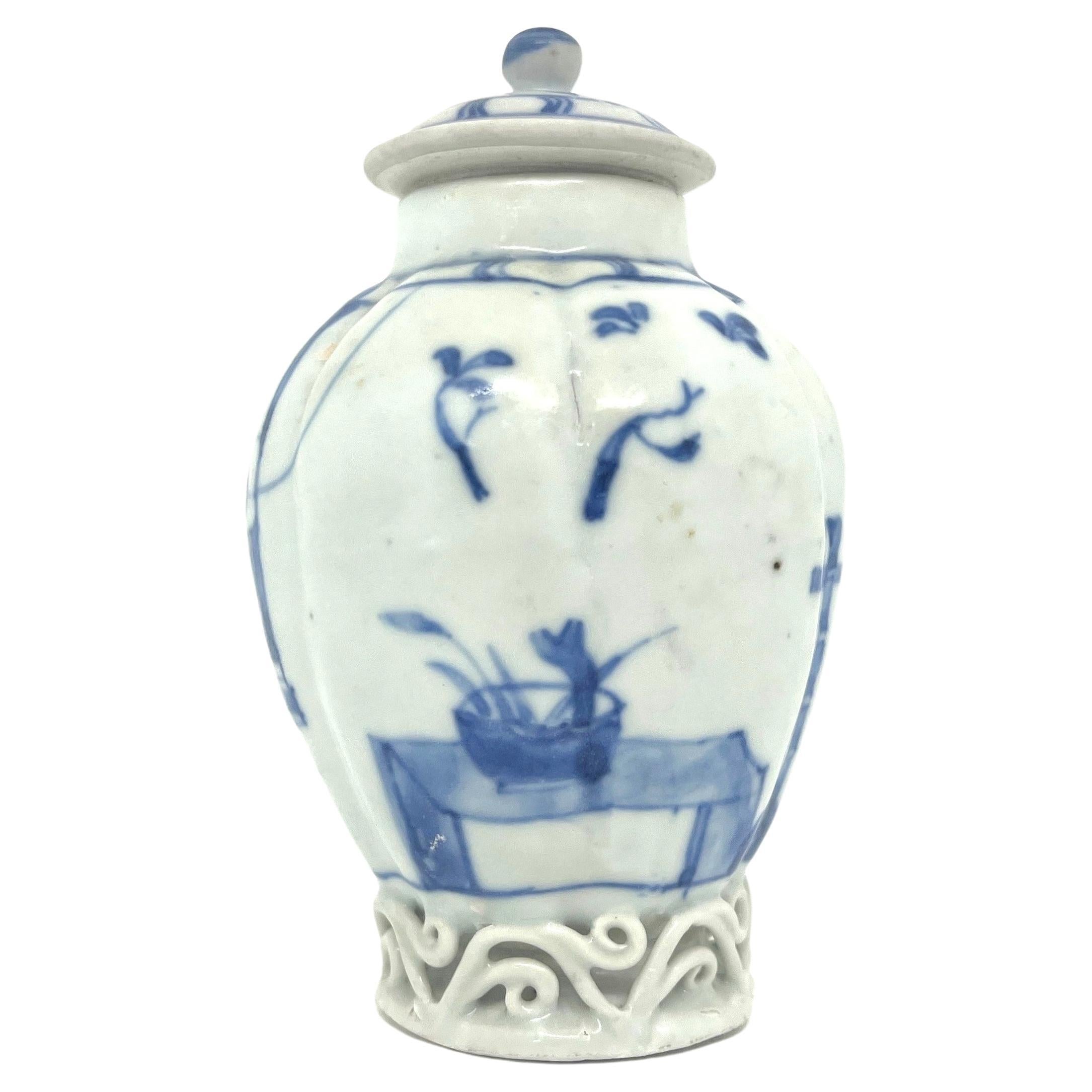 'Imari Pavilion' Pattern Blue and White Cup c. 1725, Qing Dynasty ...