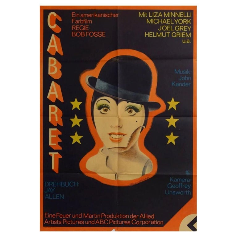 Cabaret, Unframed Poster, 1972 For Sale at 1stDibs