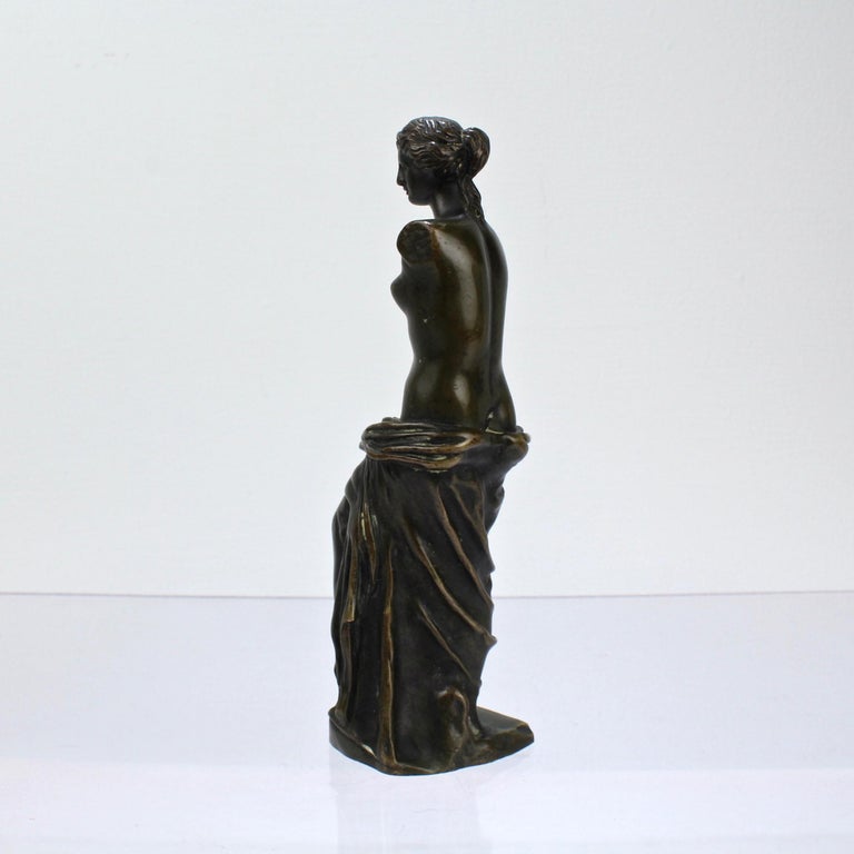 Cabinet Size Bronze Sculpture of Venus de Milo after Ron Liod Sauvage ...