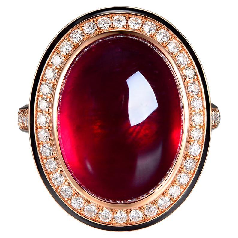 3 Carat Glass Filled Ruby Ring For Sale at 1stDibs