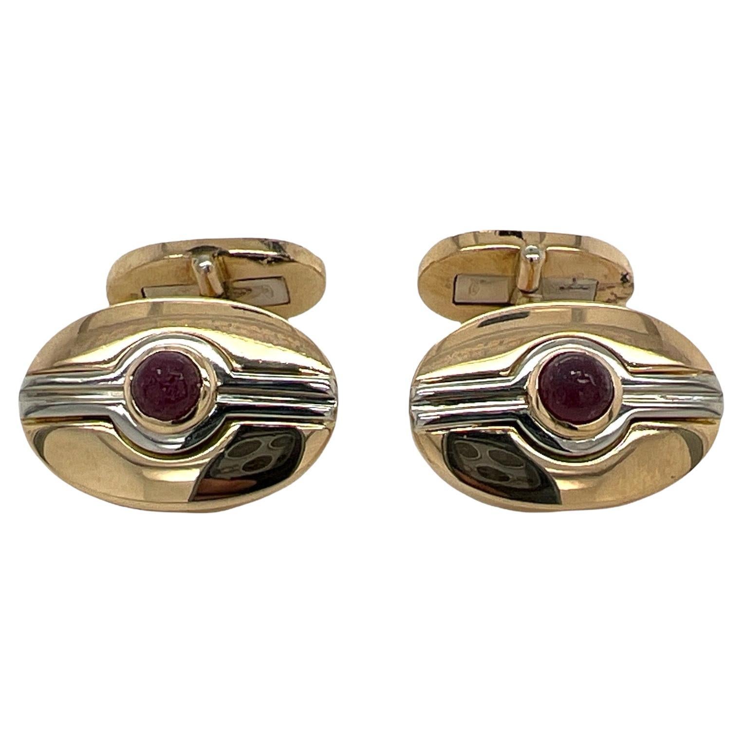 Gold Bull and Bear Men's Cufflinks at 1stDibs