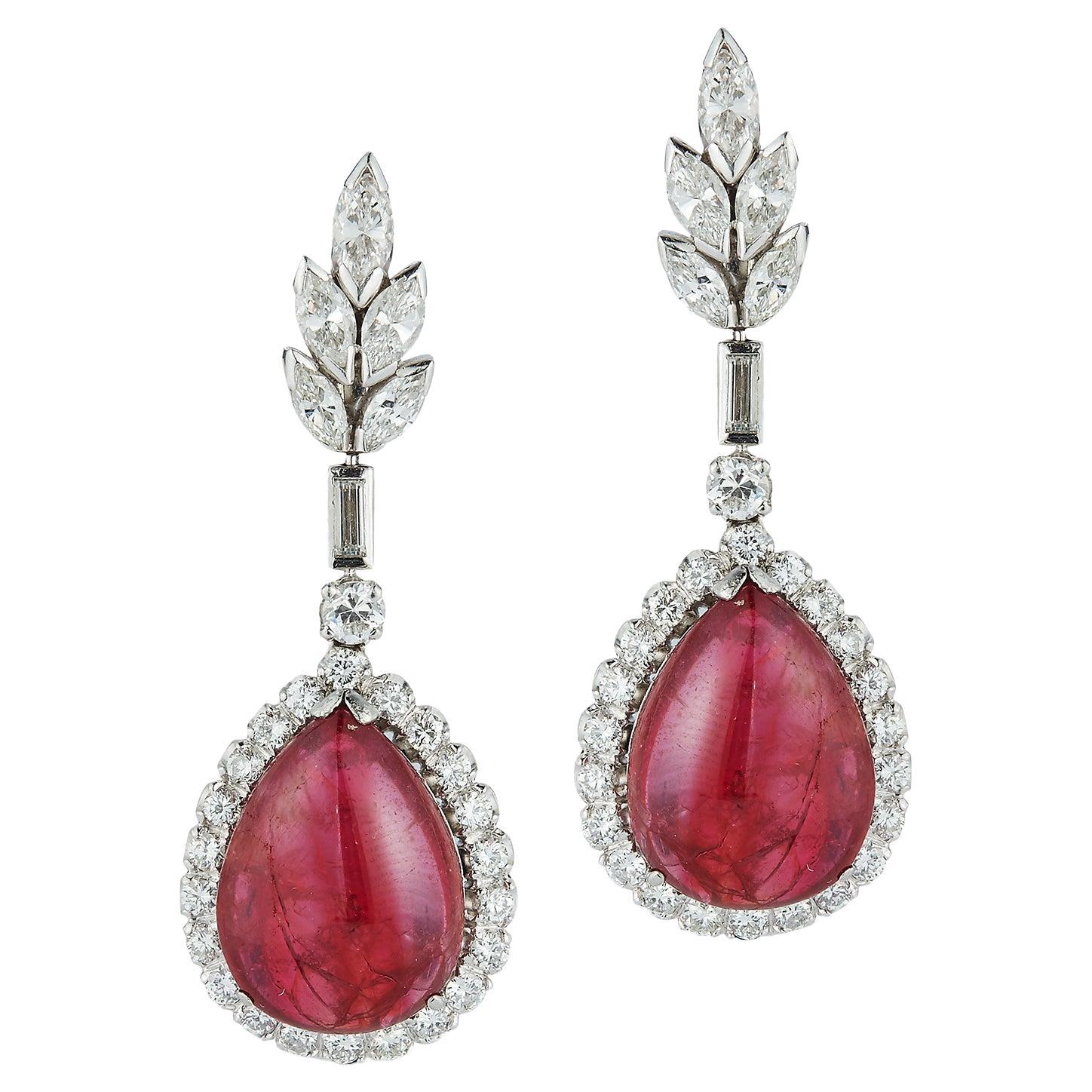 Chanel Comète Diamond and Black Spinel Earrings at 1stDibs