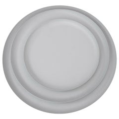 Cacao Light Gray Steel Trays Set For Sale at 1stDibs