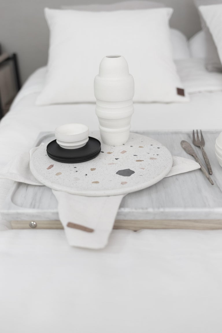 Cacao Black Steel Coasters Set For Sale at 1stDibs