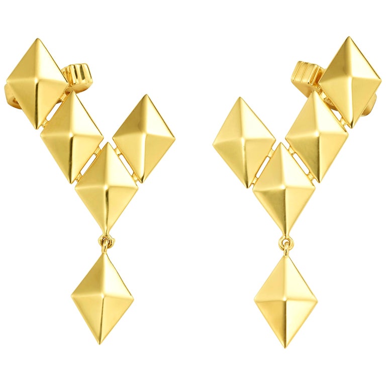 Cadar Python Earrings Climbers Small at 1stDibs