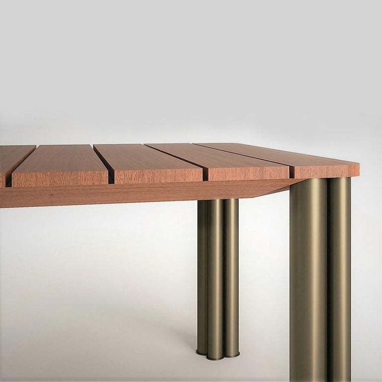 Cagliari Iroko Outdoor Dining Table For Sale at 1stDibs
