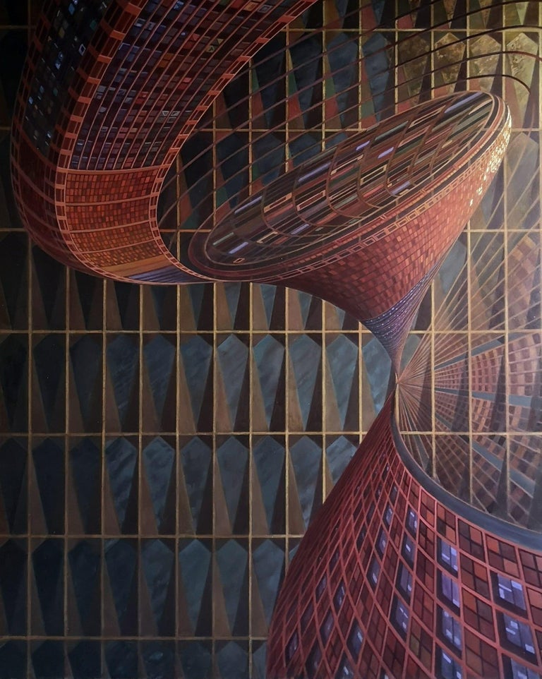 Caio Locke - Aeons, Oil on Canvas Painting by Caio Locke, 2022 For Sale ...