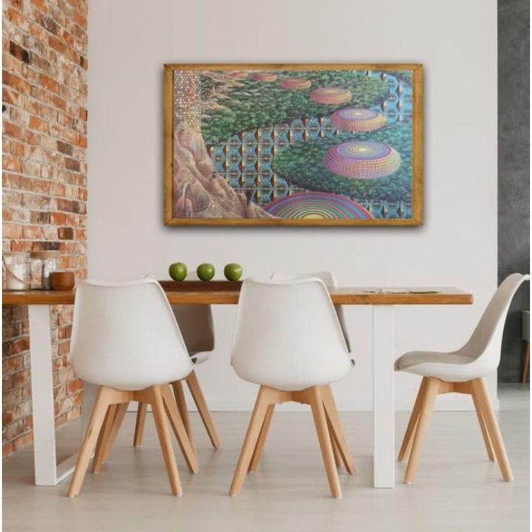 Caio Locke - Dream Stream, Acrylic on Canvas Painting by Caio Locke ...