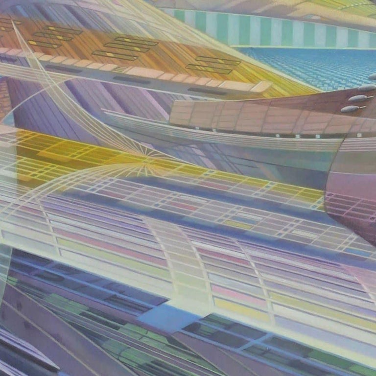 Caio Locke - Freeway Angel, Acrylic on Canvas Painting by Caio Locke ...