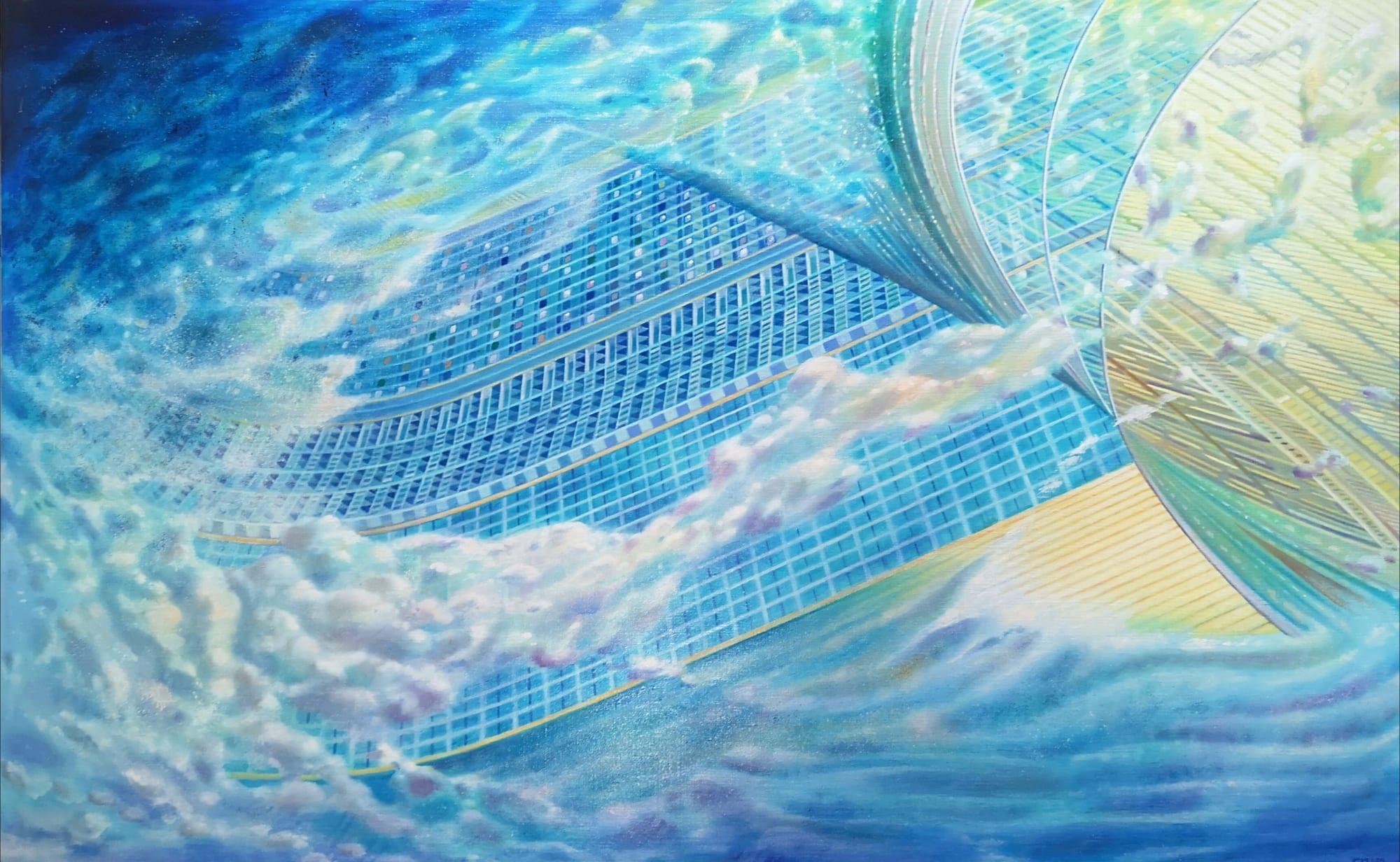 Caio Locke - Icarus VII, Oil on Linen Painting by Caio Locke, 2019 For ...