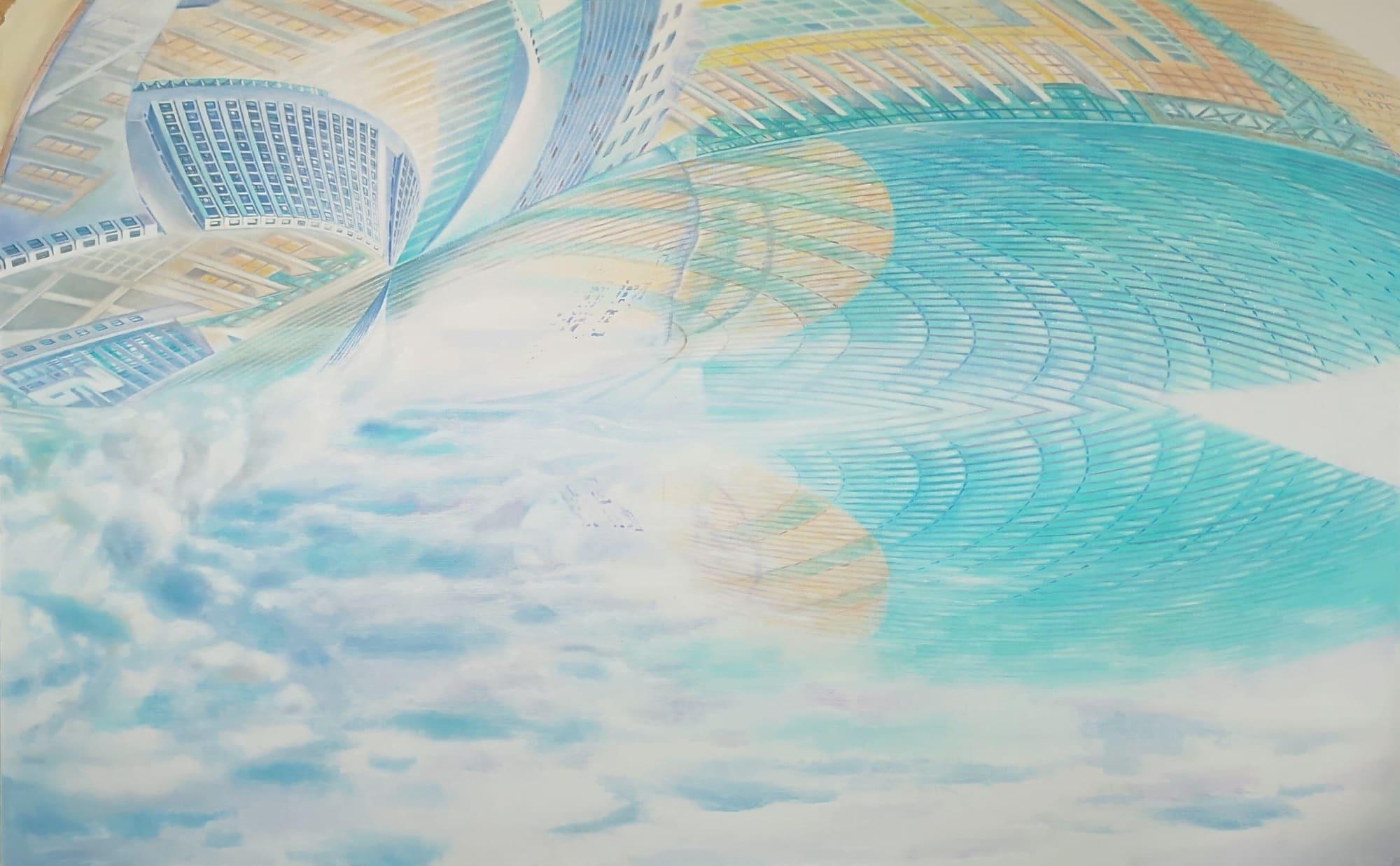 Caio Locke - Icarus III, Oil on Linen Painting by Caio Locke, 2019 For ...