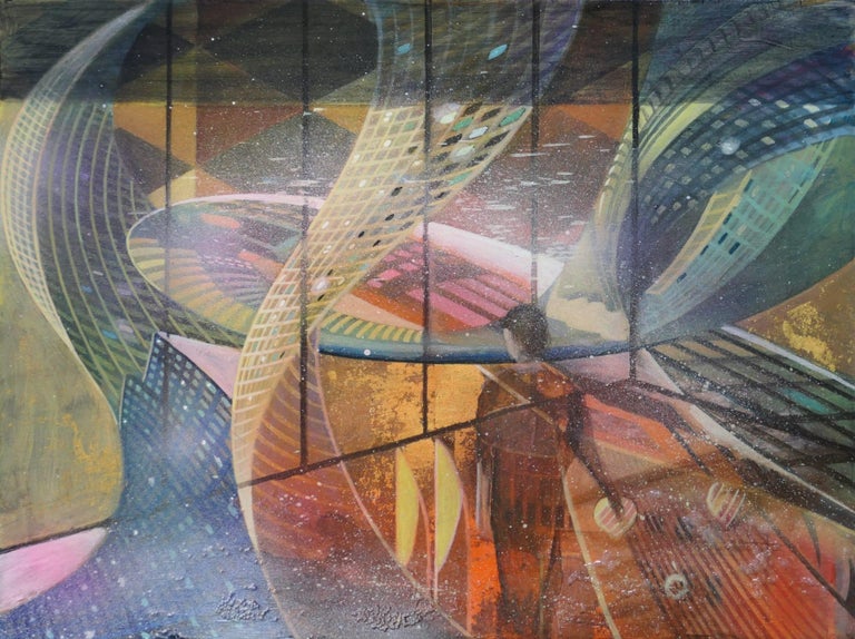 Caio Locke - Inside Window, Acrylic on Canvas Painting by Caio Locke ...
