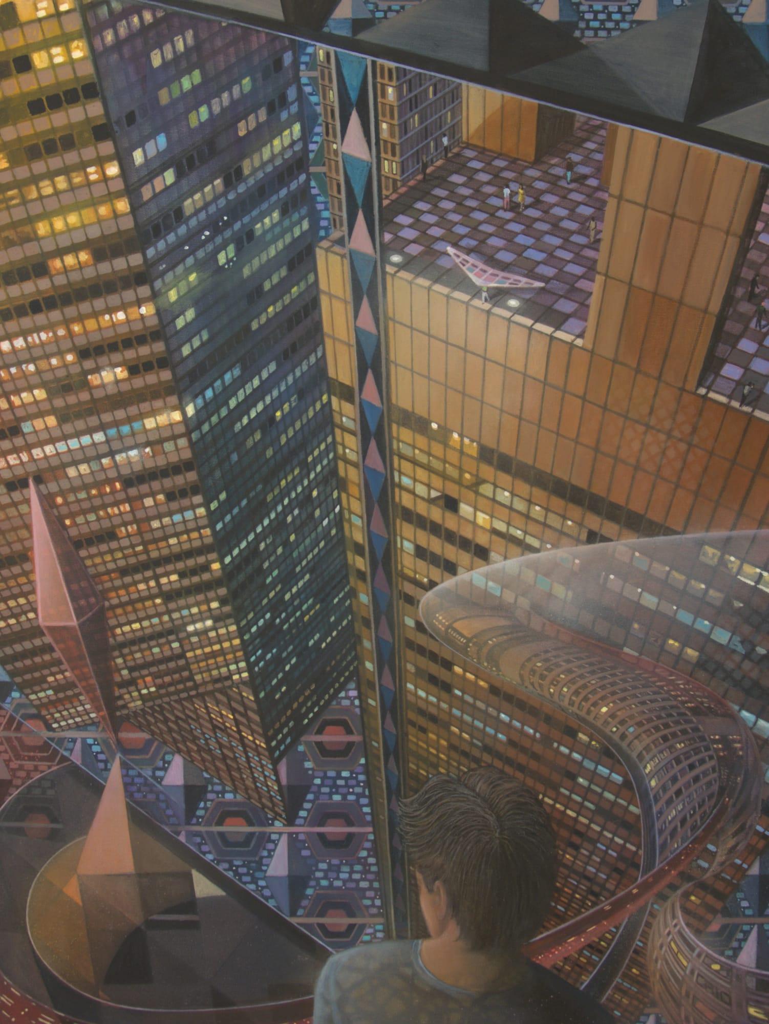 Caio Locke - Lotus Land, Acrylic on Canvas Painting by Caio Locke, 2021 ...