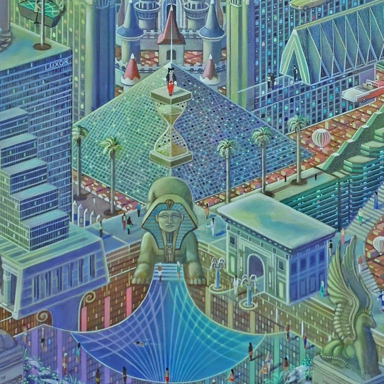 Caio Locke - Mirage, Acrylic on Canvas Painting by Caio Locke, 2020 For ...