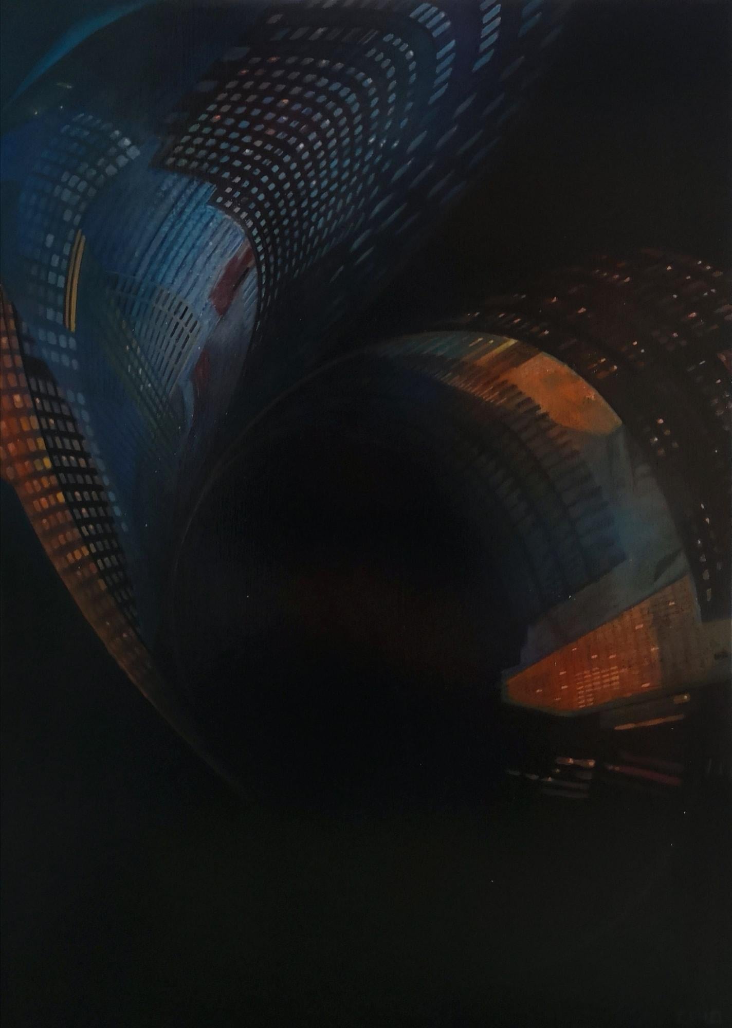 Caio Locke - Sky Temple I, Acrylic on Canvas Painting by Caio Locke ...