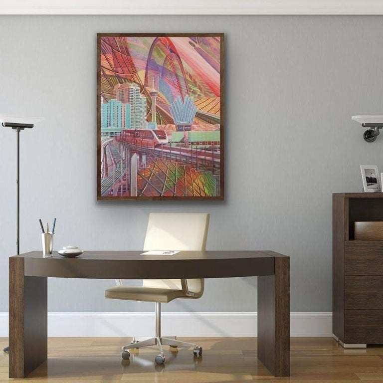 Caio Locke - Stratosphere, Acrylic on Canvas Painting by Caio Locke ...