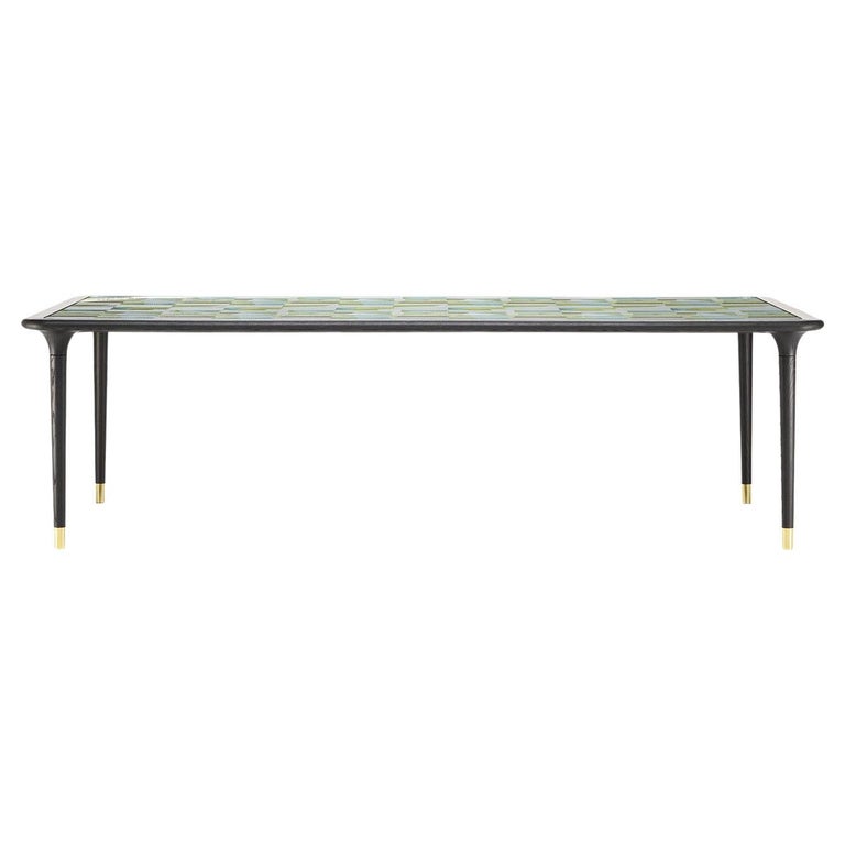 Caius Retangular Moka Dining Table For Sale at 1stDibs