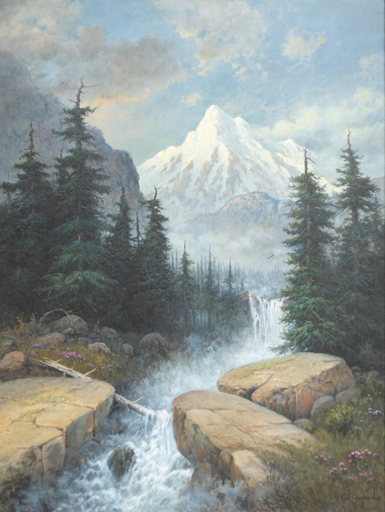 Cal Gaspard - Mountain Stream For Sale at 1stDibs