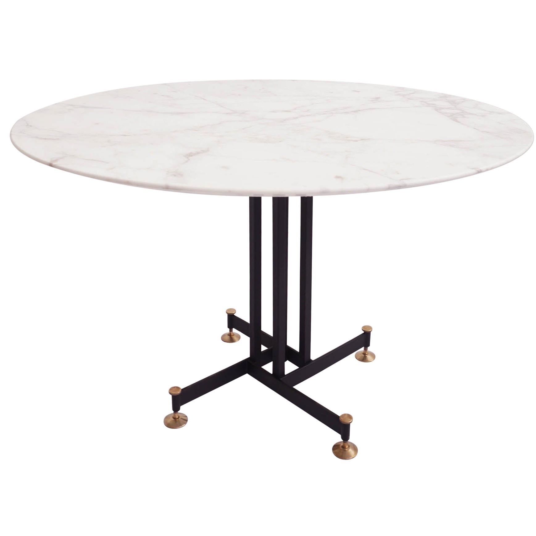 Calacatta Marble Dining Table, Italy, 1950 For Sale at 1stDibs