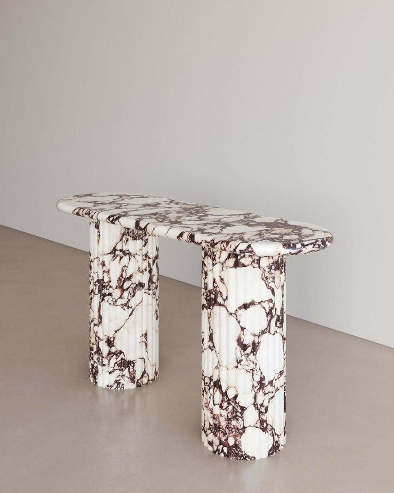 Calacatta Viola Antica Console Table by The Essentialist For Sale at ...