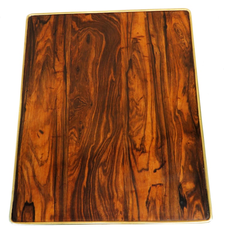 Calamander Wood Regency Period Oblong Antique Lamp Table at 1stDibs