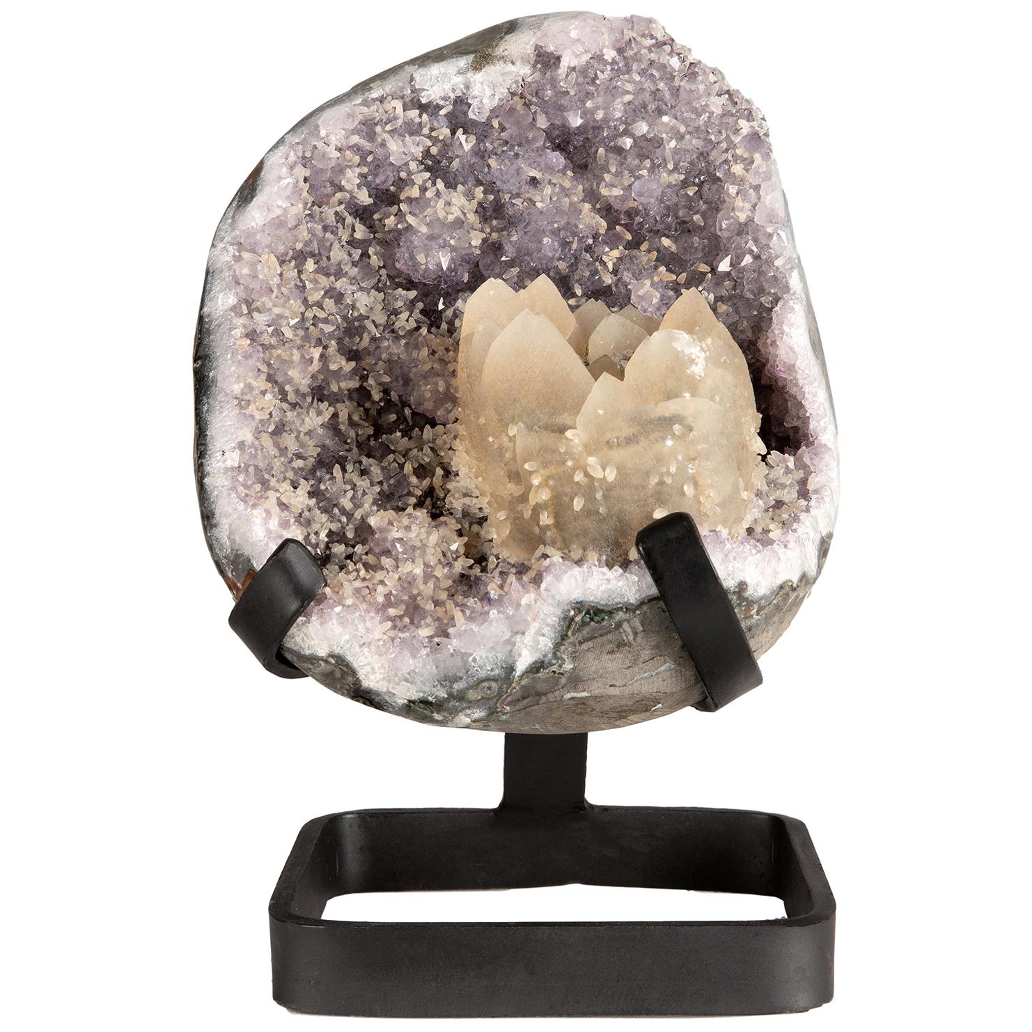 Rare Black Druzy Quartz Crystal Formation at 1stDibs | black druzy crystal