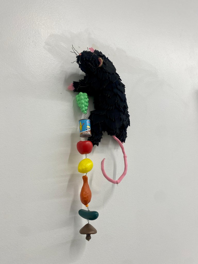 Calder Kamin - Rubbish Rat, Contemporary Figurative Wall Sculpture ...