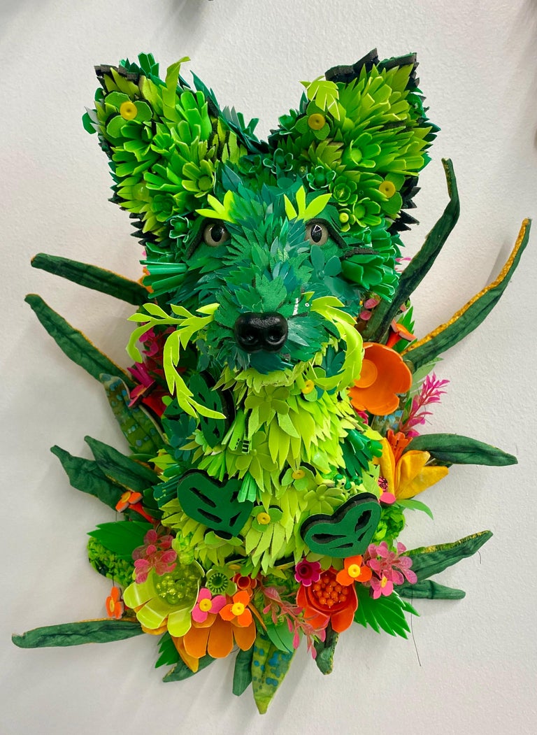 Calder Kamin - Snake Plant, Contemporary Wall Sculpture, Assemblage ...