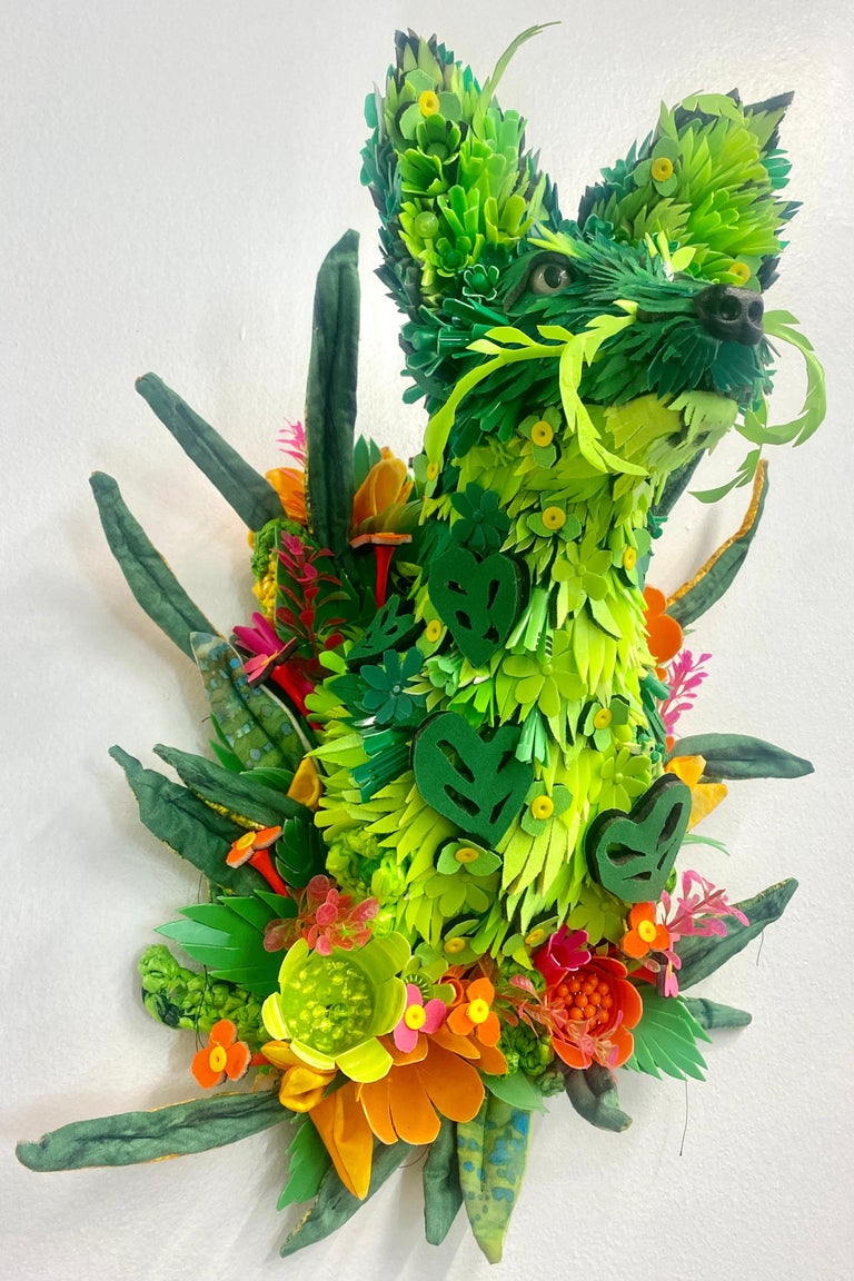 Calder Kamin - Snake Plant, Contemporary Wall Sculpture, Assemblage ...