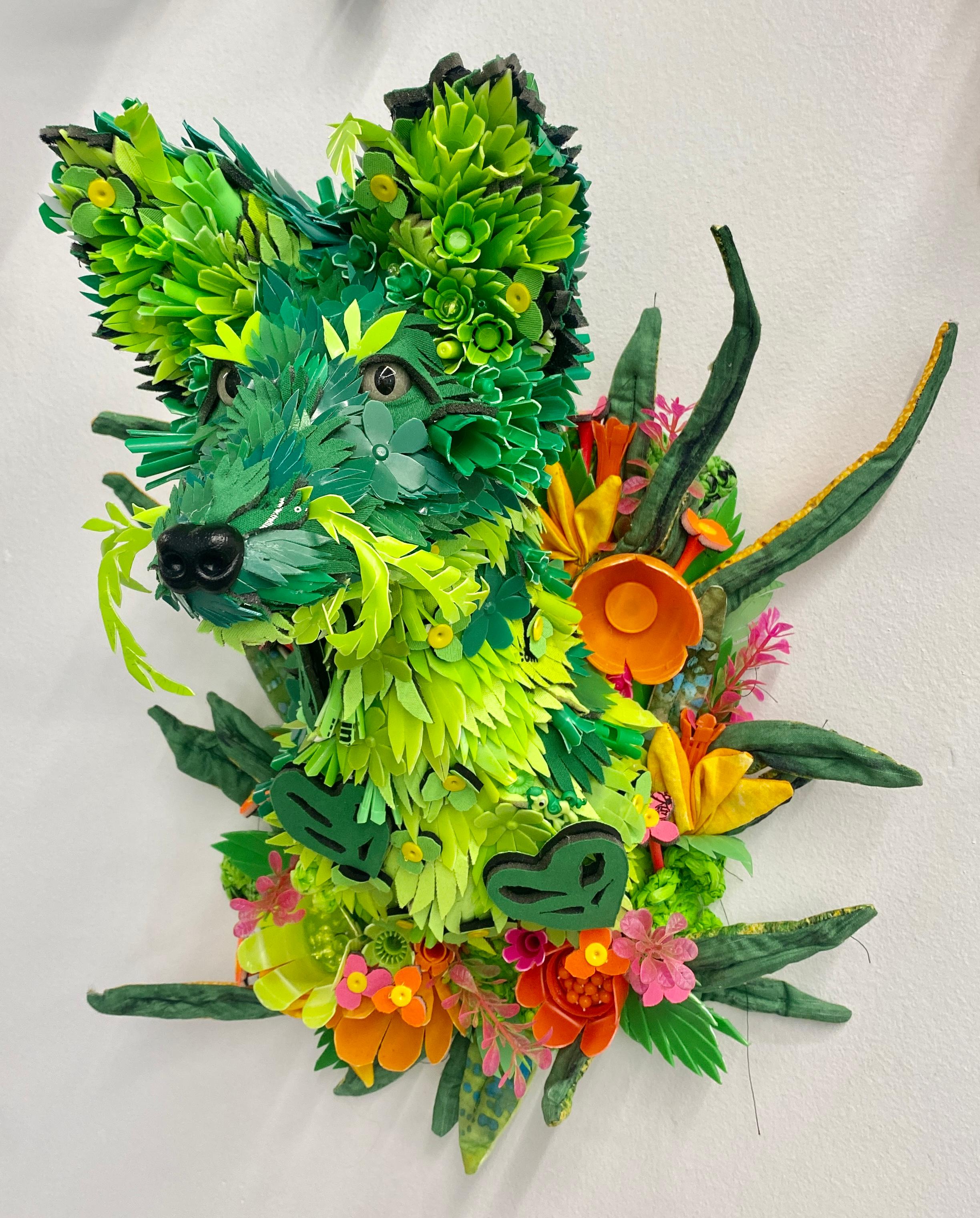 Calder Kamin - Fox Floral Kit, Contemporary sculpture, Assemblage ...