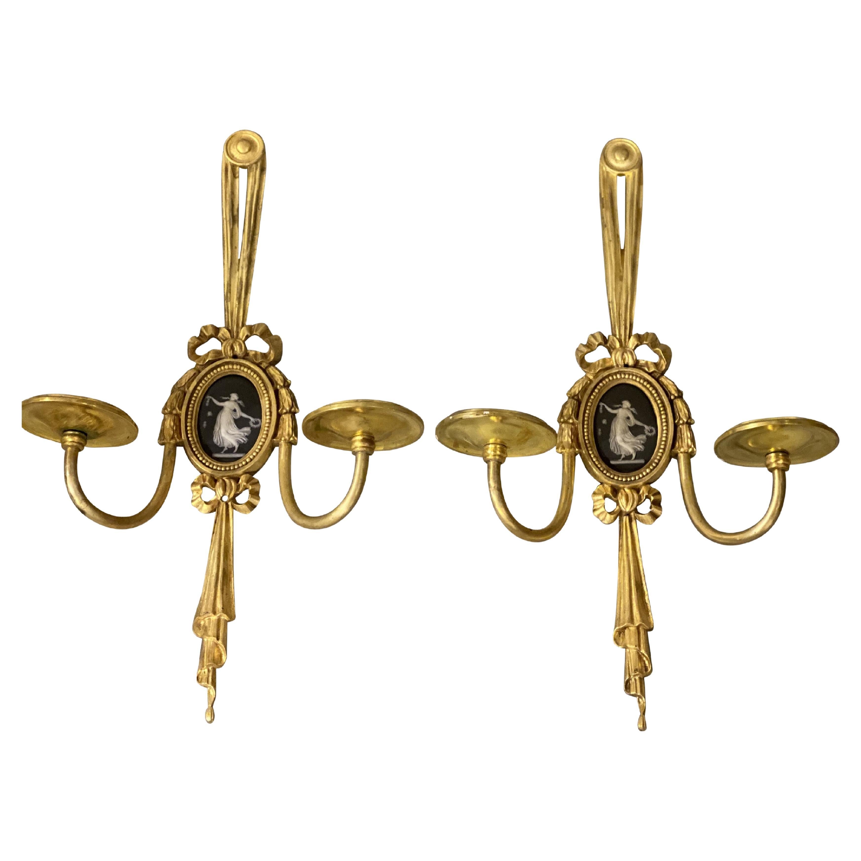 Double Arm Oval Carlsyle Sconce by KB Bespoke For Sale at 1stDibs