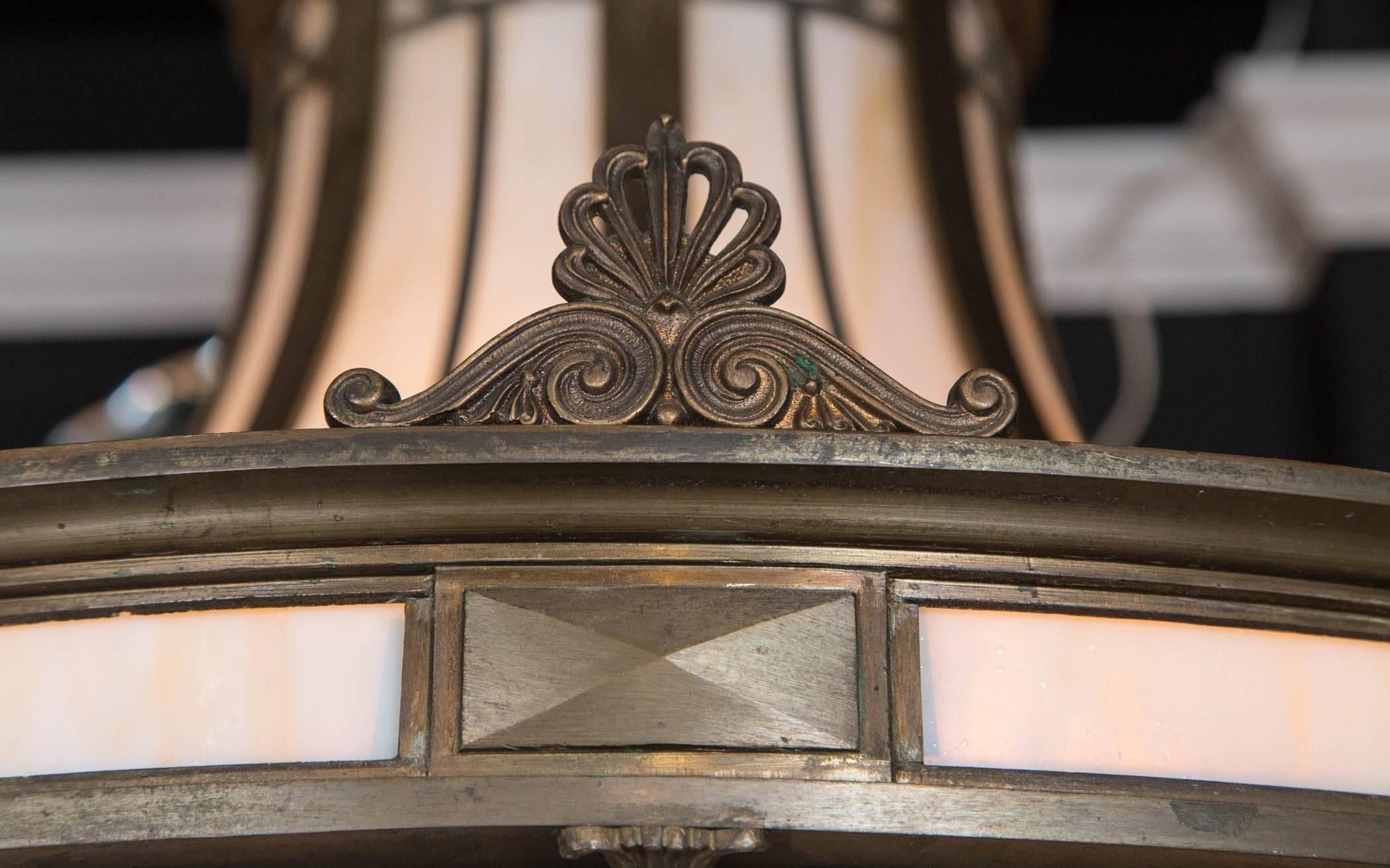 Caldwell Neoclassic Style Light Fixture with Interior Lights For Sale ...