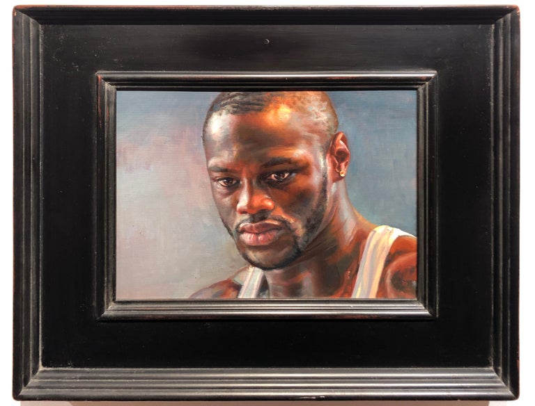 Caleb O'Connor - Portrait of Deontay Wilder - Original Oil Painting ...