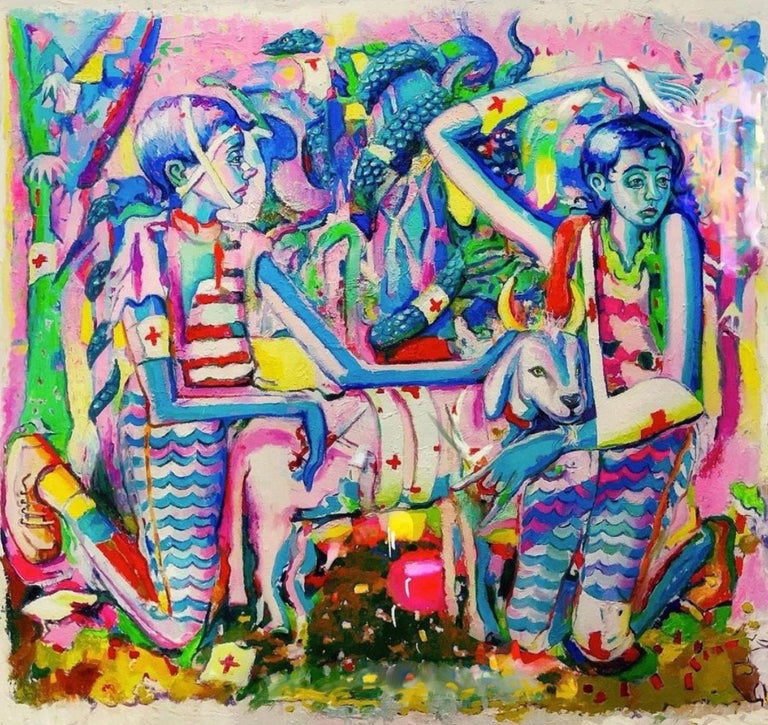 Caleb Weintraub - Freeing Up The Yule Goat For Sale at 1stDibs