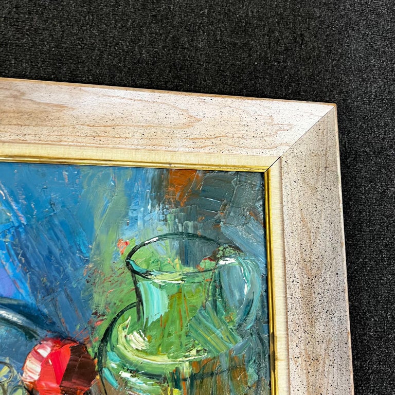 California Art by Barbara West the Green Jug Signed For Sale at 1stDibs