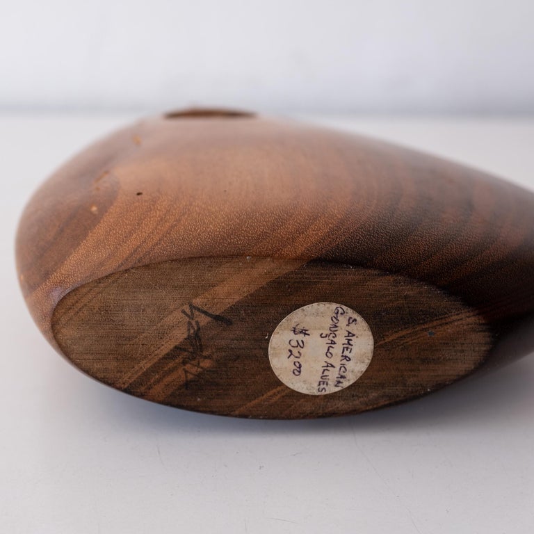 California Craft Sculptural Wood Vase by Doug Ayers For Sale at 1stDibs