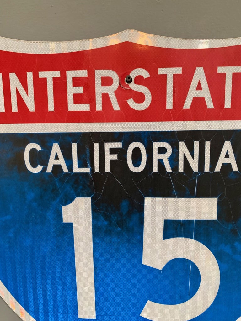 California Interstate 15 Freeway Sign For Sale at 1stDibs | interstate ...