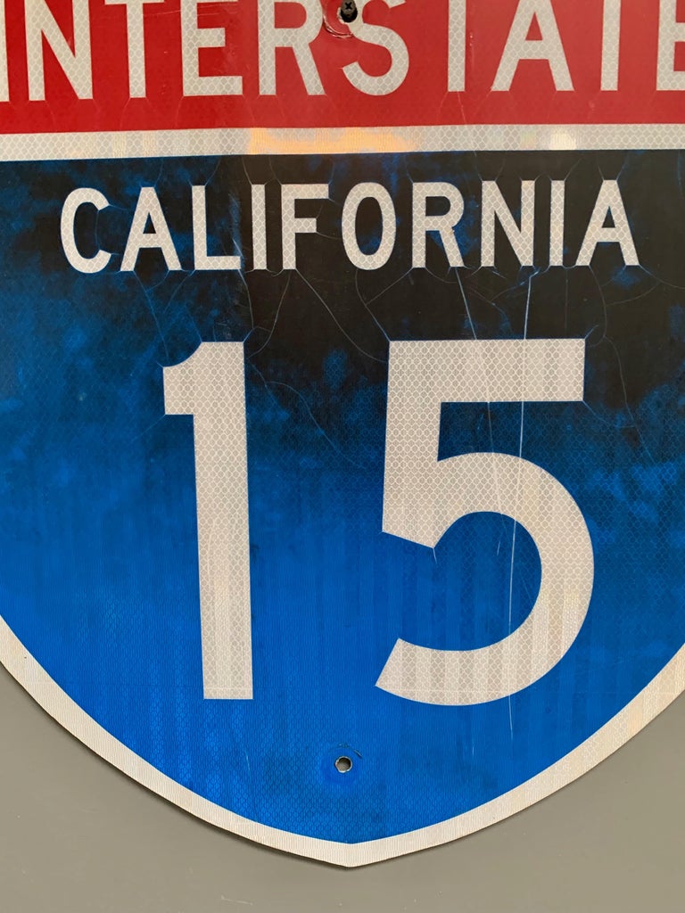 California Interstate 15 Freeway Sign For Sale at 1stDibs | interstate ...
