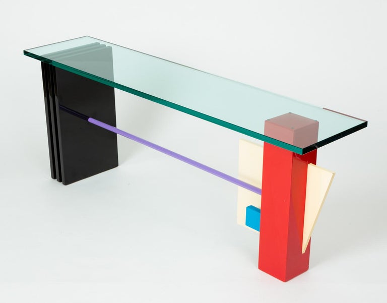 California-Made Postmodern Console or Sofa Table at 1stDibs | post ...
