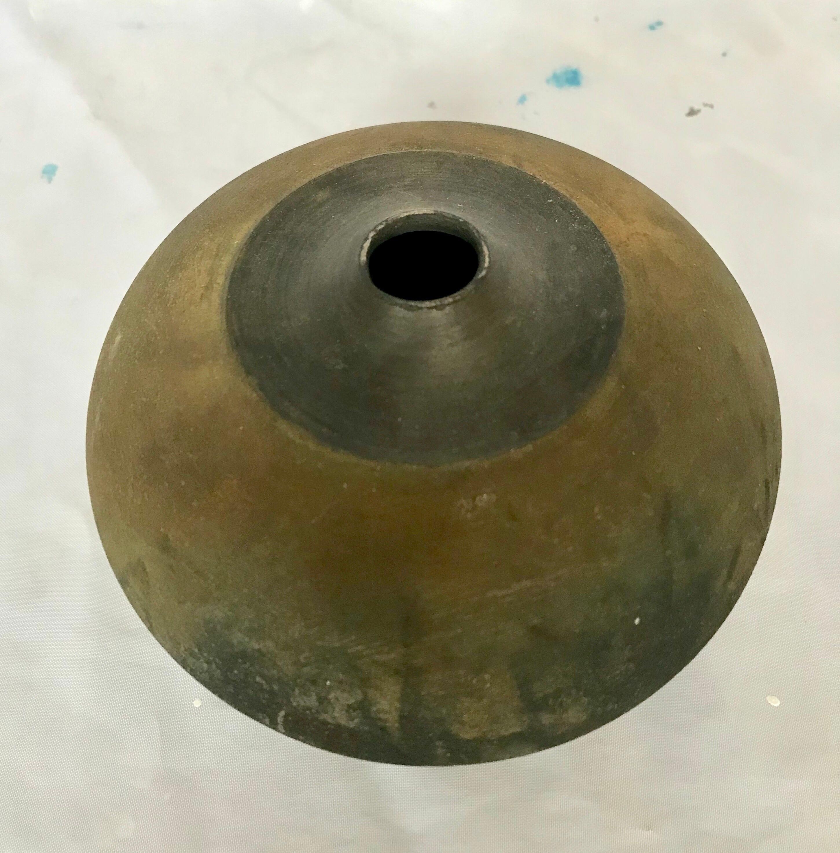 California Modern Low Vase For Sale at 1stDibs