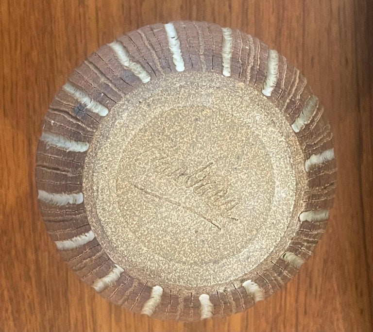 California Studio Pottery Stoneware Vase by Barbara Moorefield For Sale ...