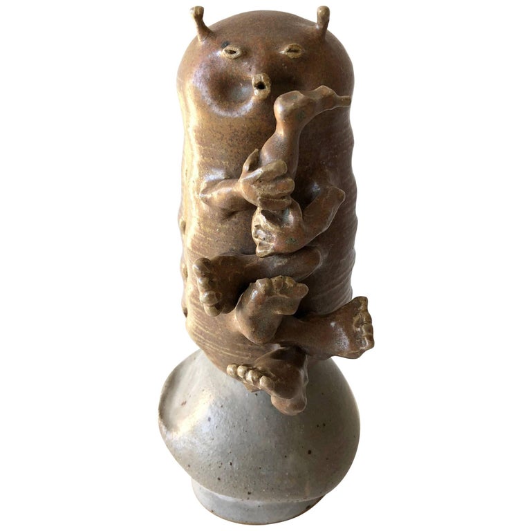 California Studio Pottery Surreal Curiosity Insect Foot Sculpture at ...