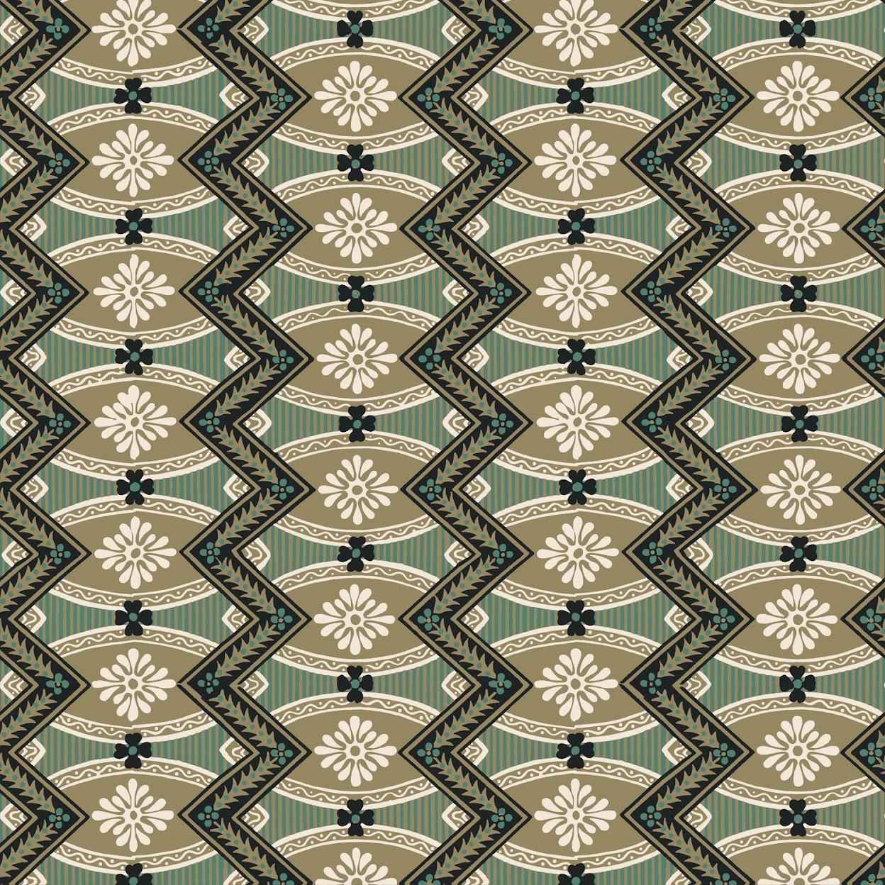 'Calisson Royal‘ wallpaper by Papier Français, collection BNF N°1 For ...