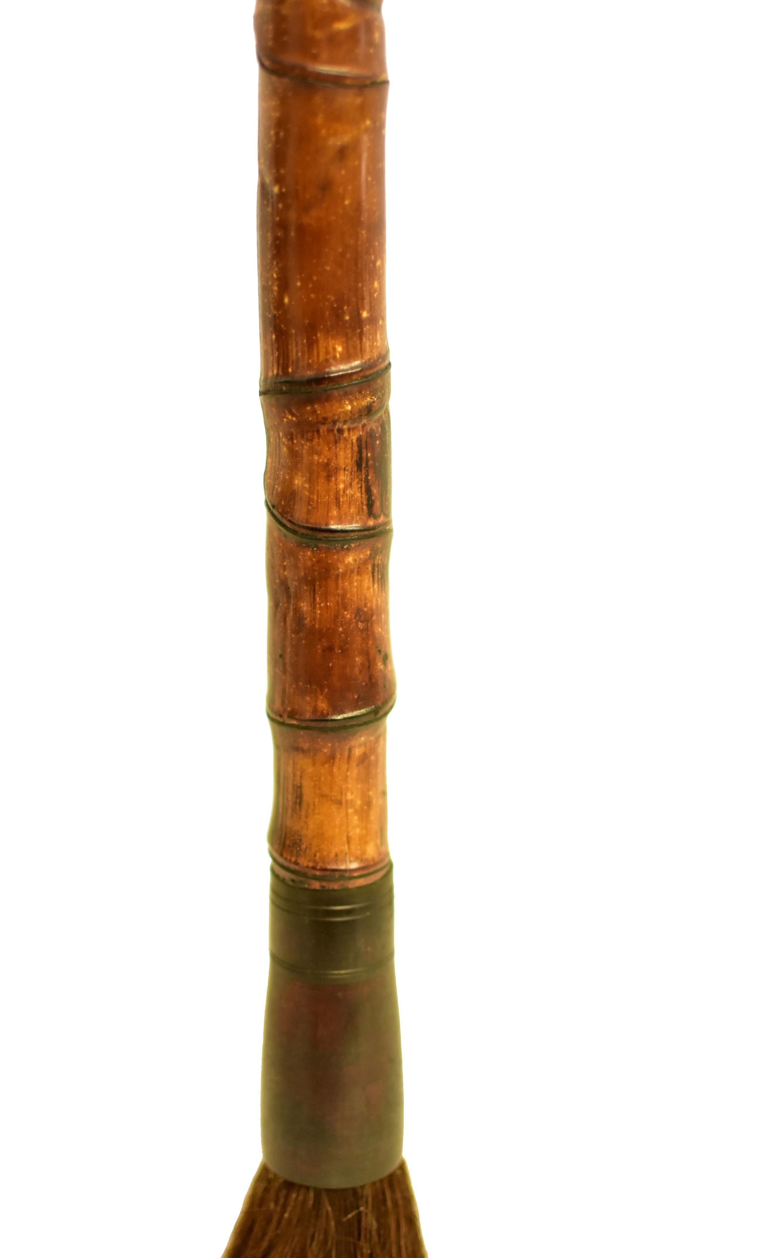 Bamboo Calligraphy Brush Extra Long 23" For Sale at 1stDibs