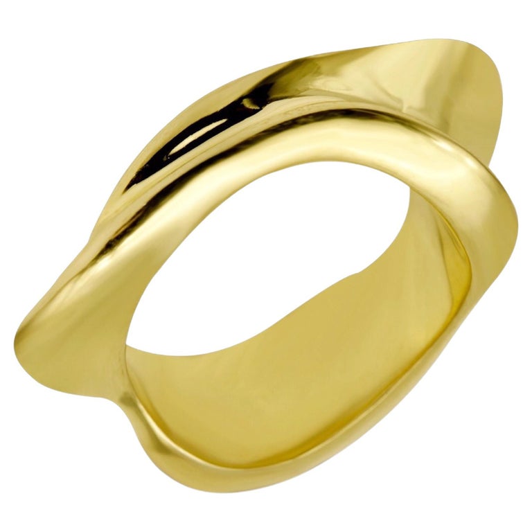 Customizable Calm Seas Gold Ring For Sale at 1stDibs