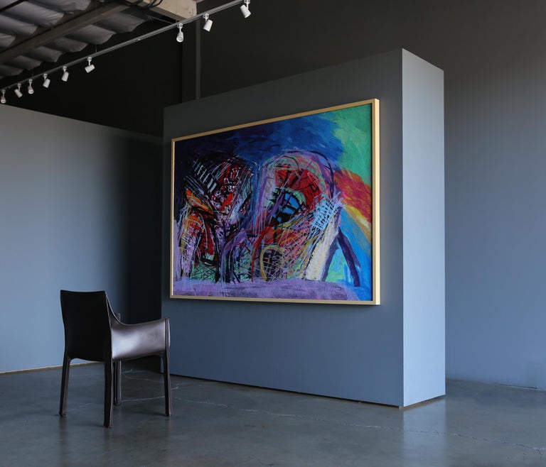 Calman Shemi " Dialogue " Tapestry, circa 1980 For Sale at 1stDibs