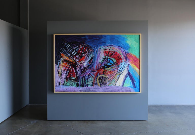 Calman Shemi " Dialogue " Tapestry, circa 1980 For Sale at 1stDibs